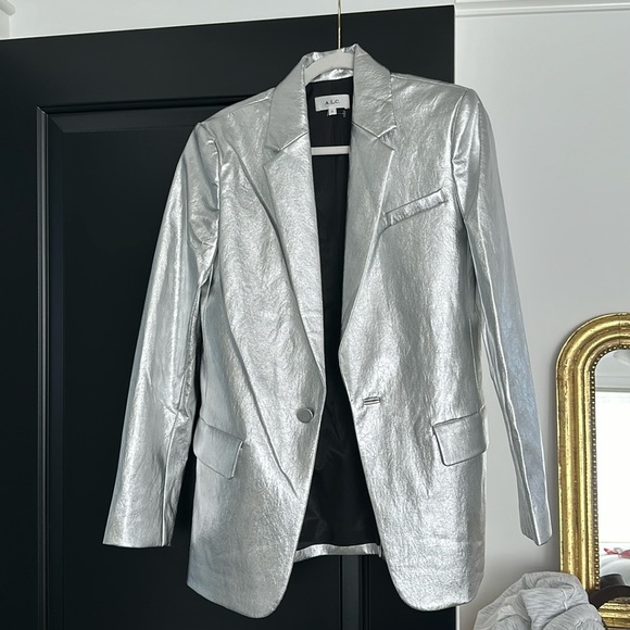 A.L.C. | Jackets & Coats | Alc Silver Jacket New With No Tags | Poshmark